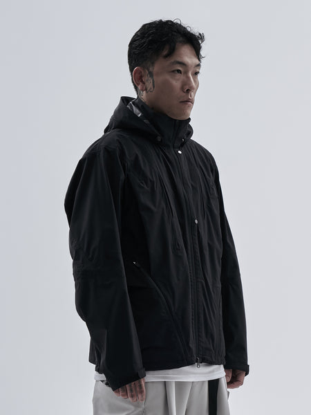 orain jacket schoeller allweather black / silver – enfin levé